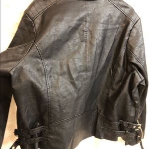 a.n.a | Jackets & Coats | Ana Black Plus Size Moto Jacket 3x Side ...